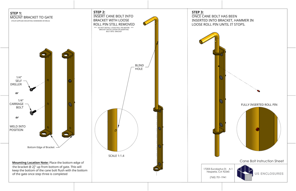 Technical Specifications - US Enclosures